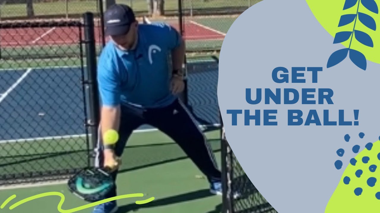 Stop Hitting The Ball Into The Net! Get Under The Ball - YouTube