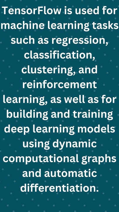 Machine Learning with TensorFlow - YouTube