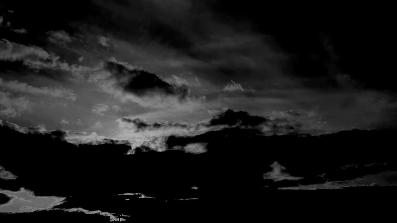 Black Screen Sky Effect background Video Clouds Moving Time Lapse ...
