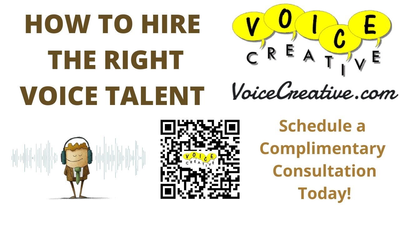 How To Hire The Right Voice Talent - YouTube