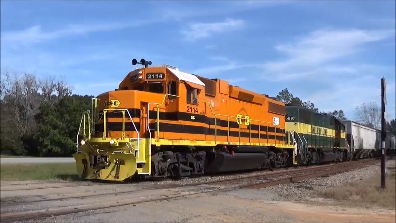 Georgia Central Railway Featuring HOG & Bayline 11/29/18 - YouTube