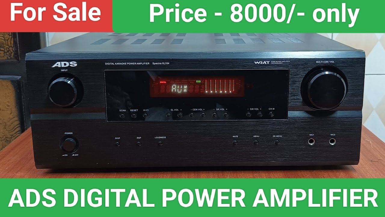 ADS DIGITAL POWER AMPLIFIER Nice Sound Quality Contact No - 8750424840 ...