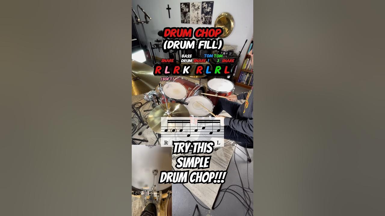 How to Play Simple Drum Chops! (Drum Fill Lesson) #drums - YouTube