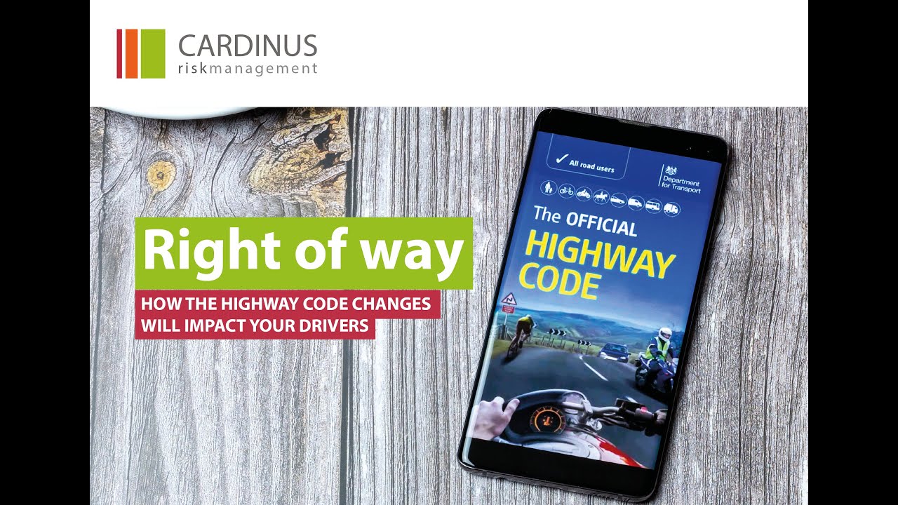 Right of way: How the Highway Code changes will impact your drivers ...