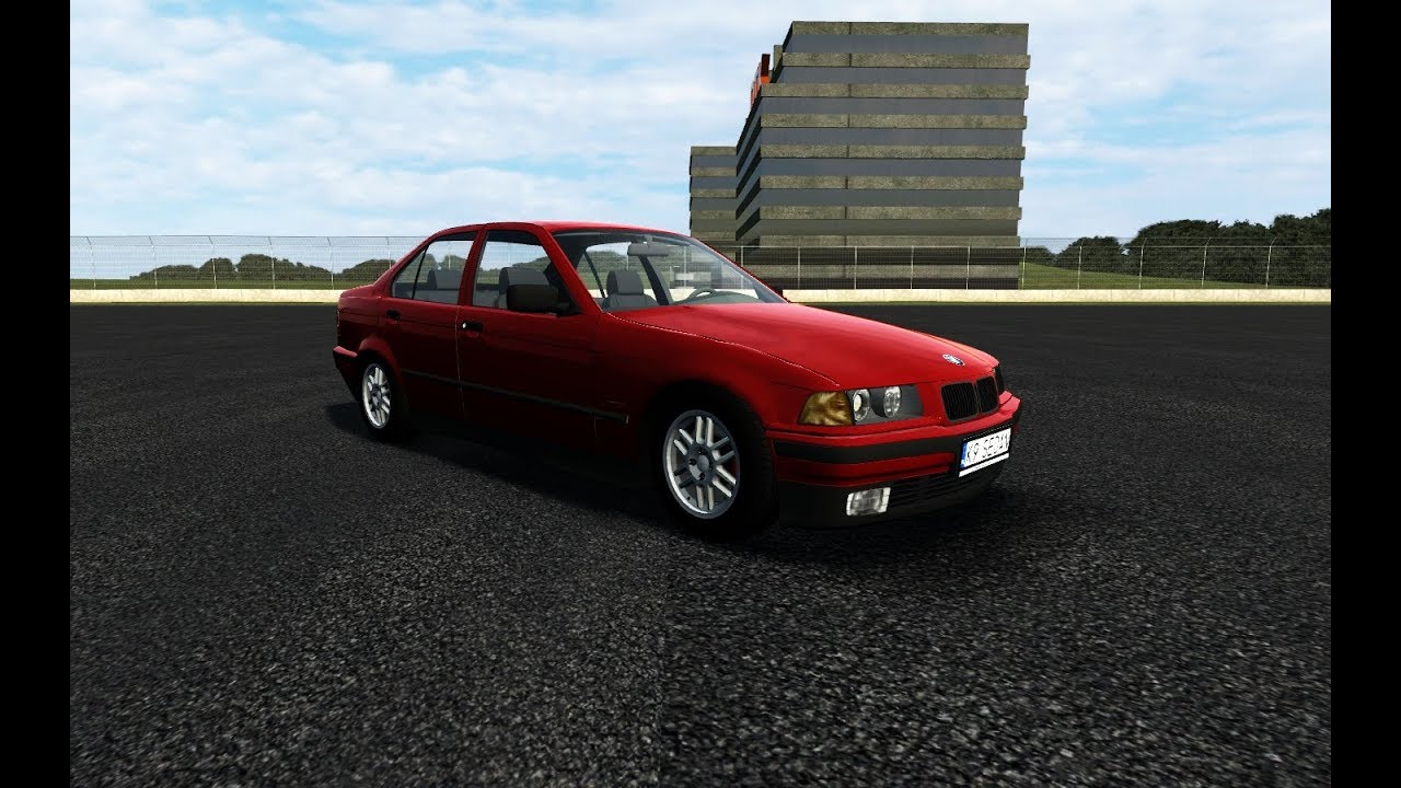 LFS - BMW E36 Sedan Full Package - YouTube