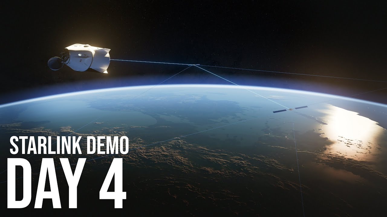 DAY 4 - starlink laser based communication demo & splashdown ...
