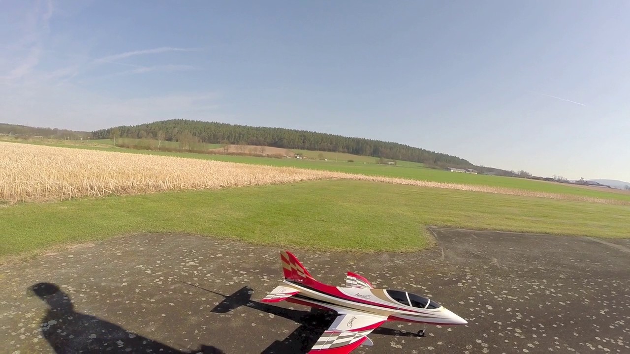 Mini Avanti Sebart jetcat P20 setup - YouTube