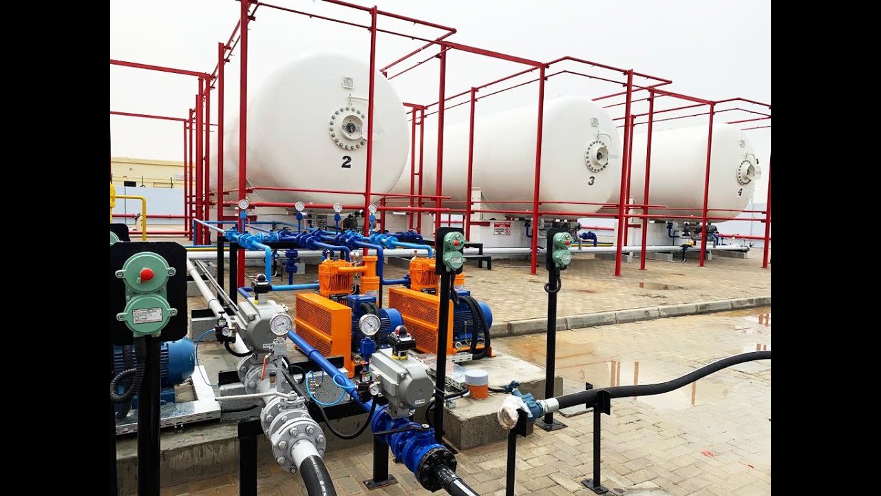 Isisan Engineering - 91m3 LPG Storage Tanks - YouTube