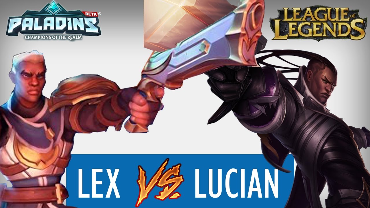 Paladins copiou o League of legends?? - Lex vs Lucian (COMPARAÇÃO ...