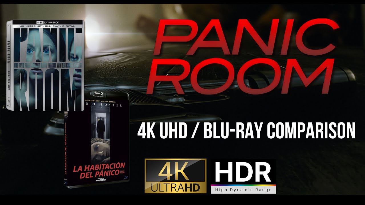 Panic Room (2002) 4K UHD HDR (2025 Sony Pictures / Blu-ray (2023 ...