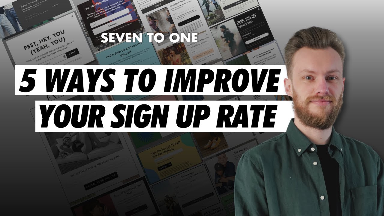Do these 5 Things to Increase your Sign-Up Rate (Collect More Emails ...