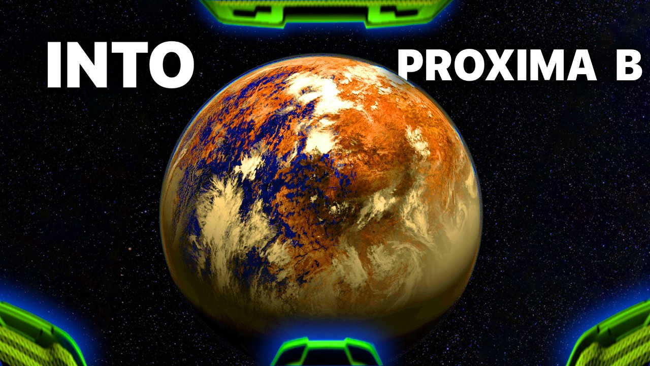 Falling Into PROXIMA B - Closest Exoplanet (POV Simulation) - YouTube