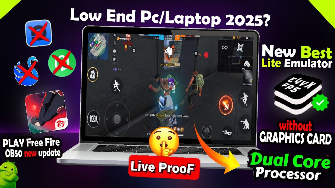 New Lite Emulator 2025 – Best for Free Fire | Run on 4GB/8GB RAM PC ...