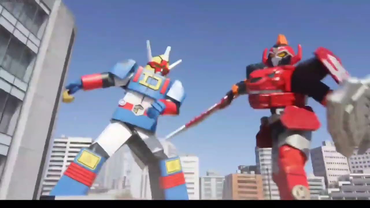 Zenkaiger dikeroyok robot Super Sentai Mega Zord Legendaris - YouTube
