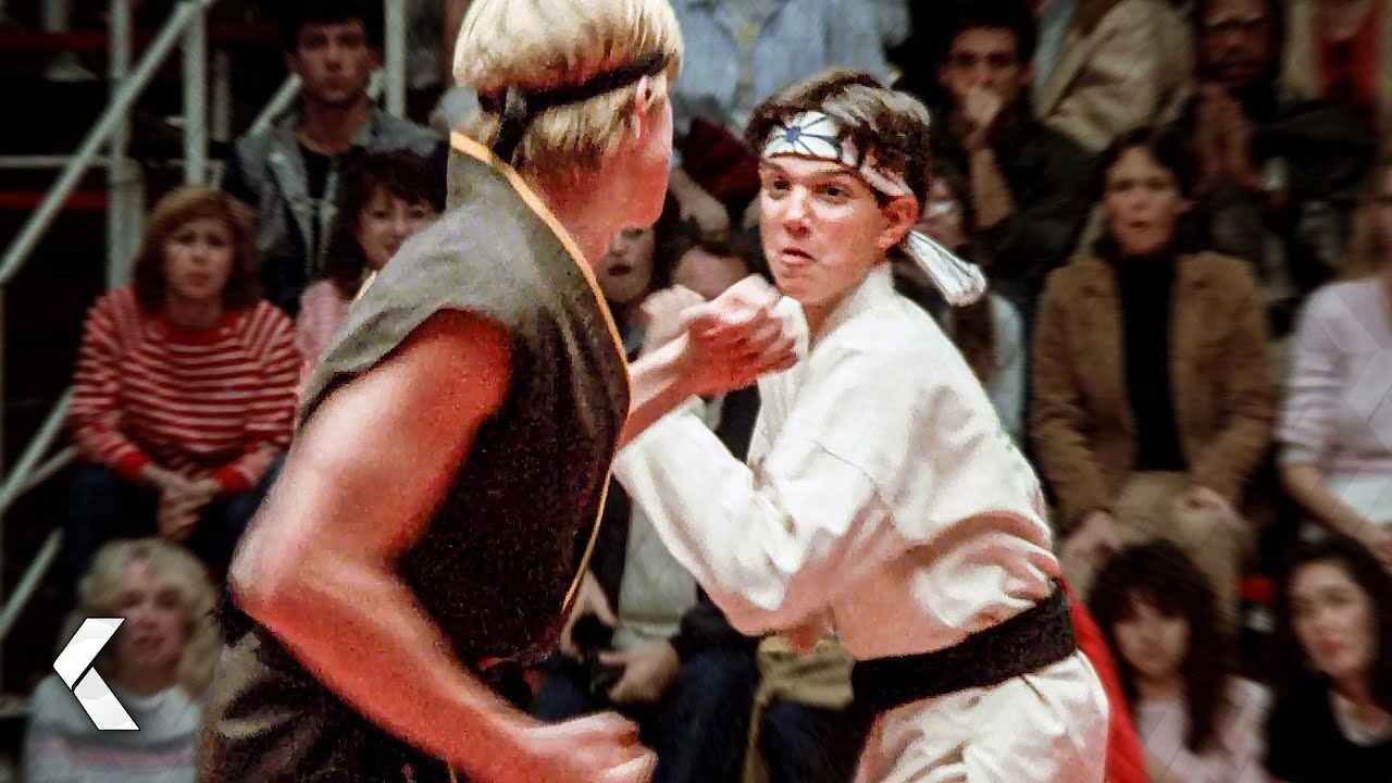 Best Fight Scenes From The Original Karate Kid Movies - YouTube