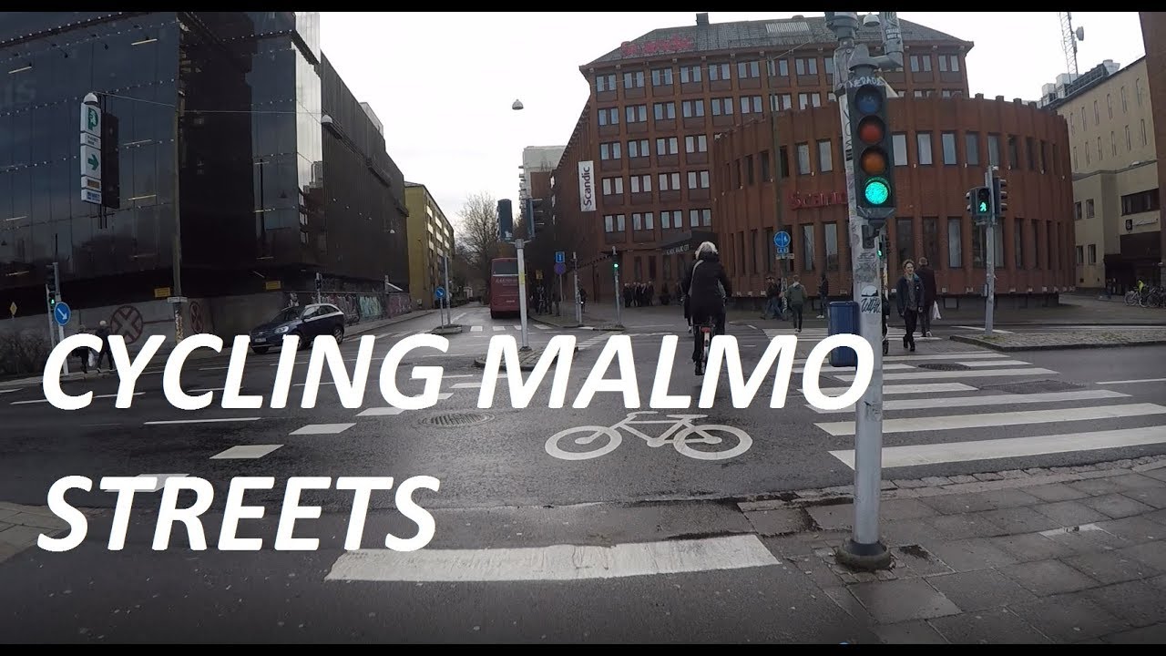 Cycling Malmo Streets - YouTube