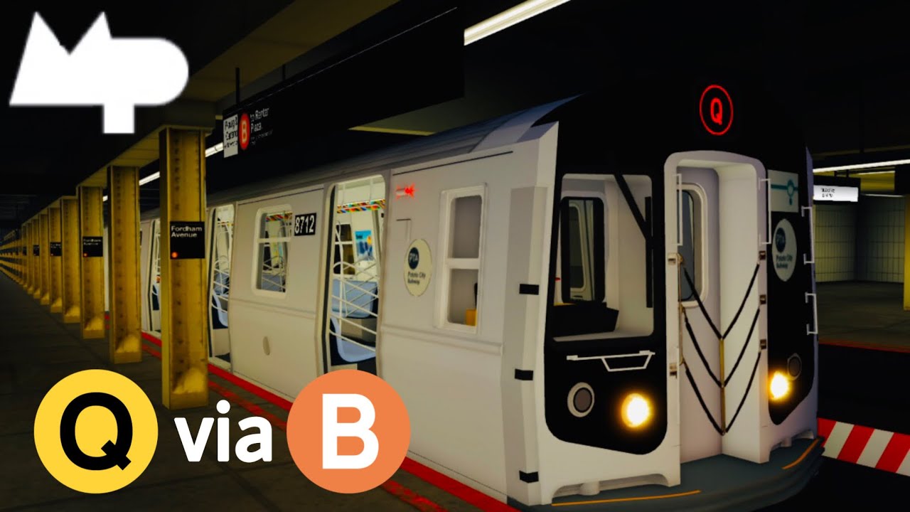 PTA Subway: R160A-2 (Q) via (B) to Rentar Plaza at Fordham Avenue - YouTube