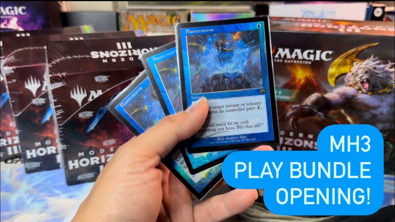 Modern Horizons 3 Play Bundle opening with BaB promo! MH3, MTG - YouTube
