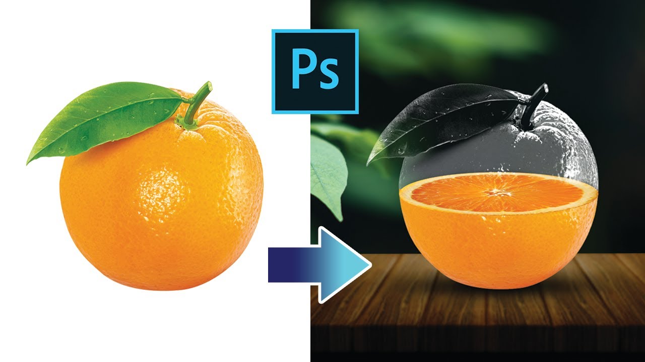 Orange Transparent Effect in Photoshop - Photoshop Tutorial | # ...