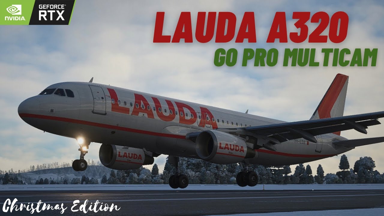 Lauda A320 | Warsaw(EPWA) Vienna(LOWW) | Christmas Month Edition ...