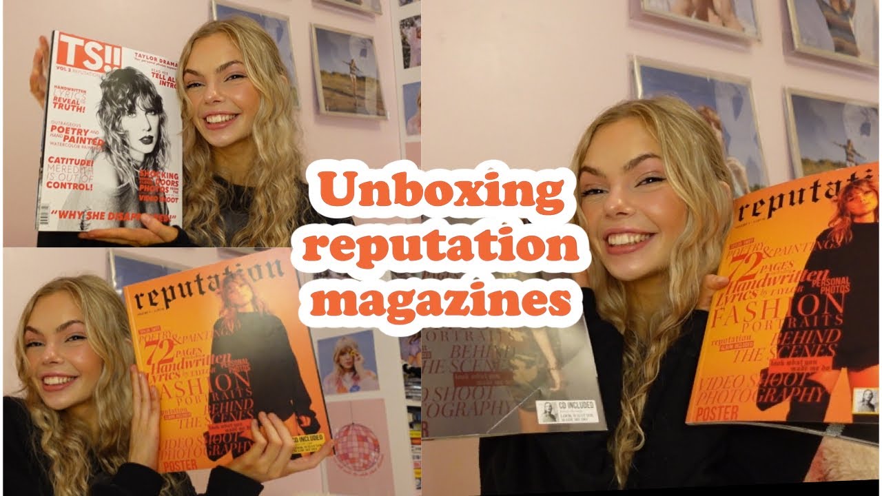 Reputation Magazine Taylor Swift CD Unboxing BOTH EDITIONS - YouTube