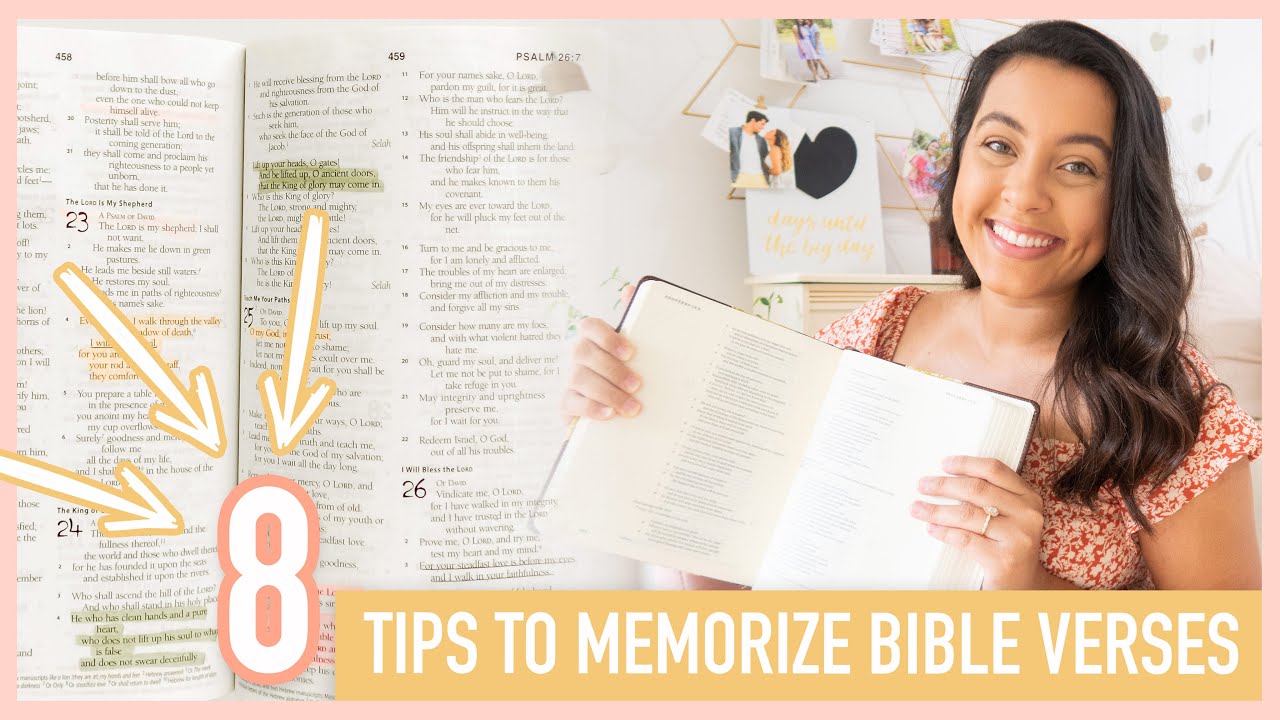 HOW TO MEMORIZE SCRIPTURE! | 8 Tips + Tricks For Memorizing Bible ...