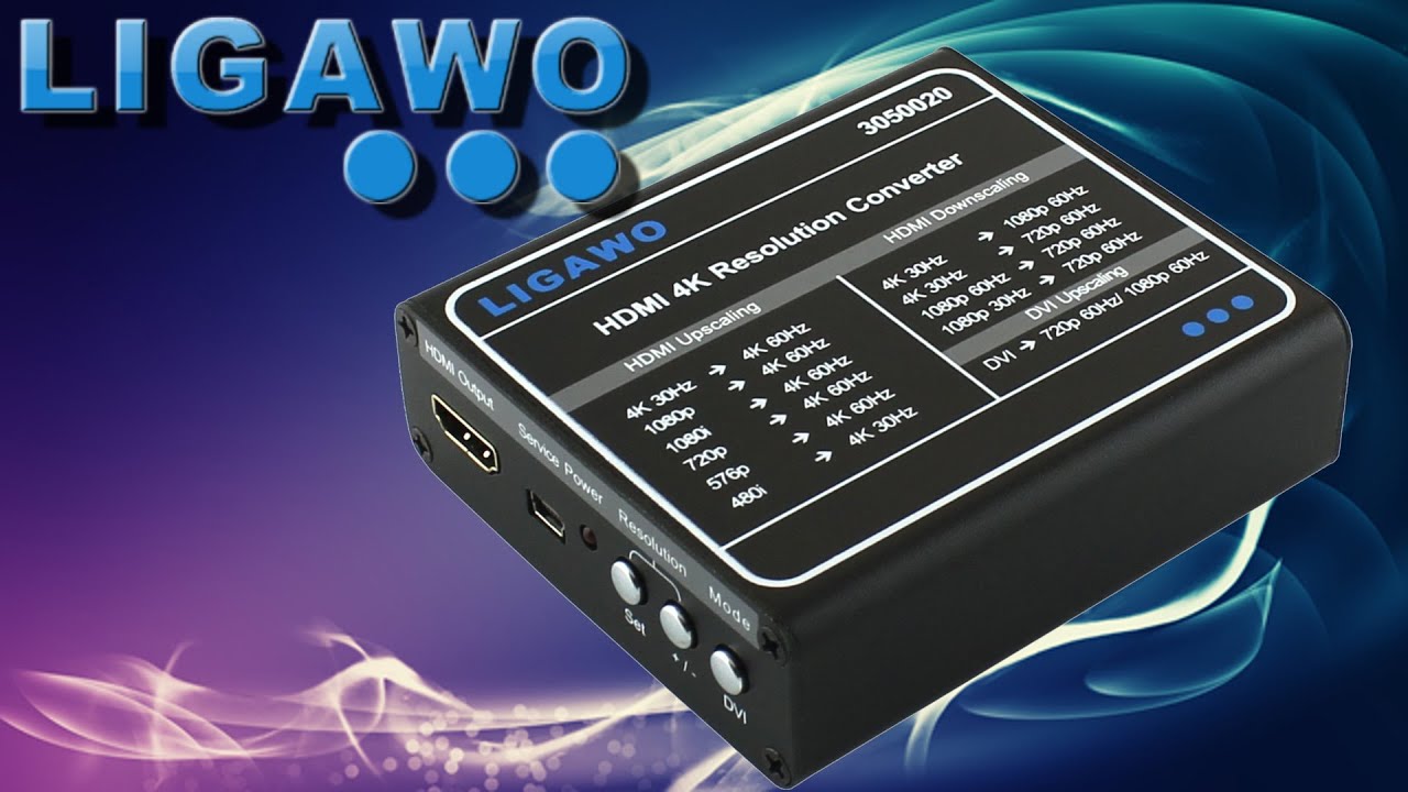 Hardware - Ligawo 3050020 Video HDMI Scaler-bidirectional bis 4K x 2K ...