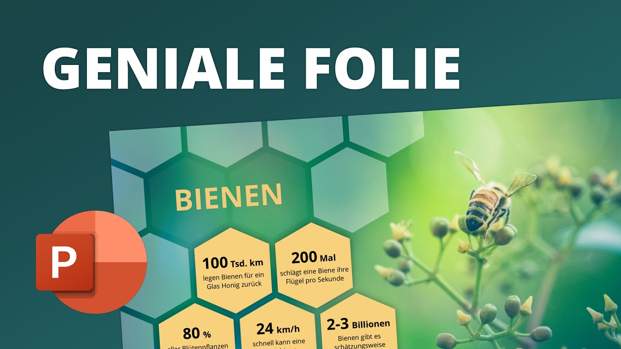 Heftiges Bienenwaben-Design für deine nächste Präsentation! - YouTube