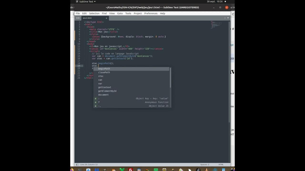 Animation en JavaScript 2 - YouTube