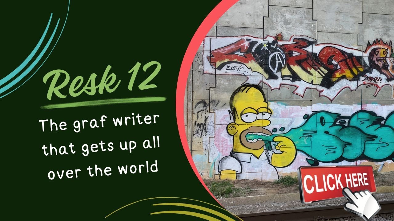 Don't sleep on this Graffiti Street Artist, Resk 12 - YouTube