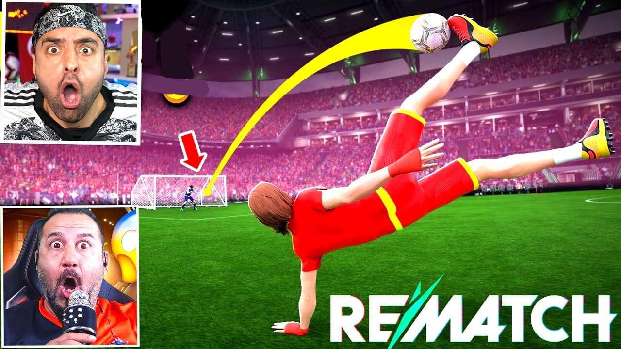 DÜNYANIN EN GÜZEL FUTBOL OYUNU 😱 ÜMİDİ İLK DEFA REMATCH OYNUYOR ! - YouTube