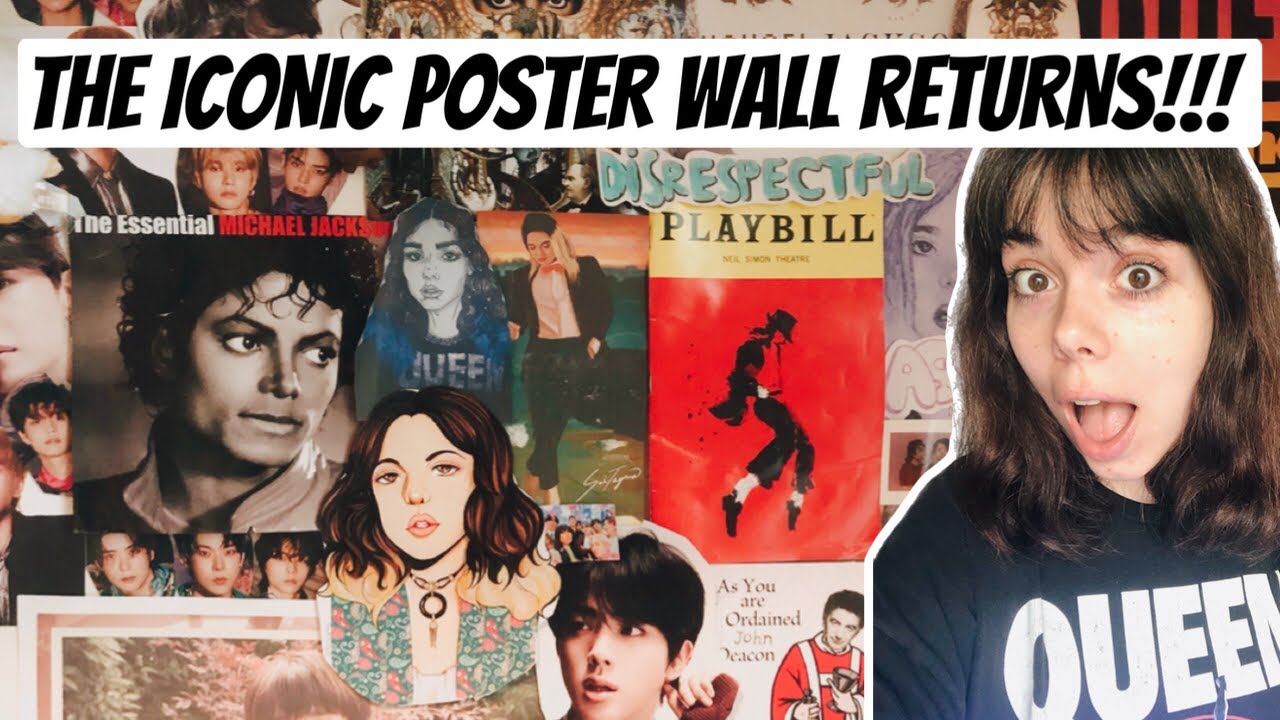 REMAKING MY POSTER WALL! - YouTube
