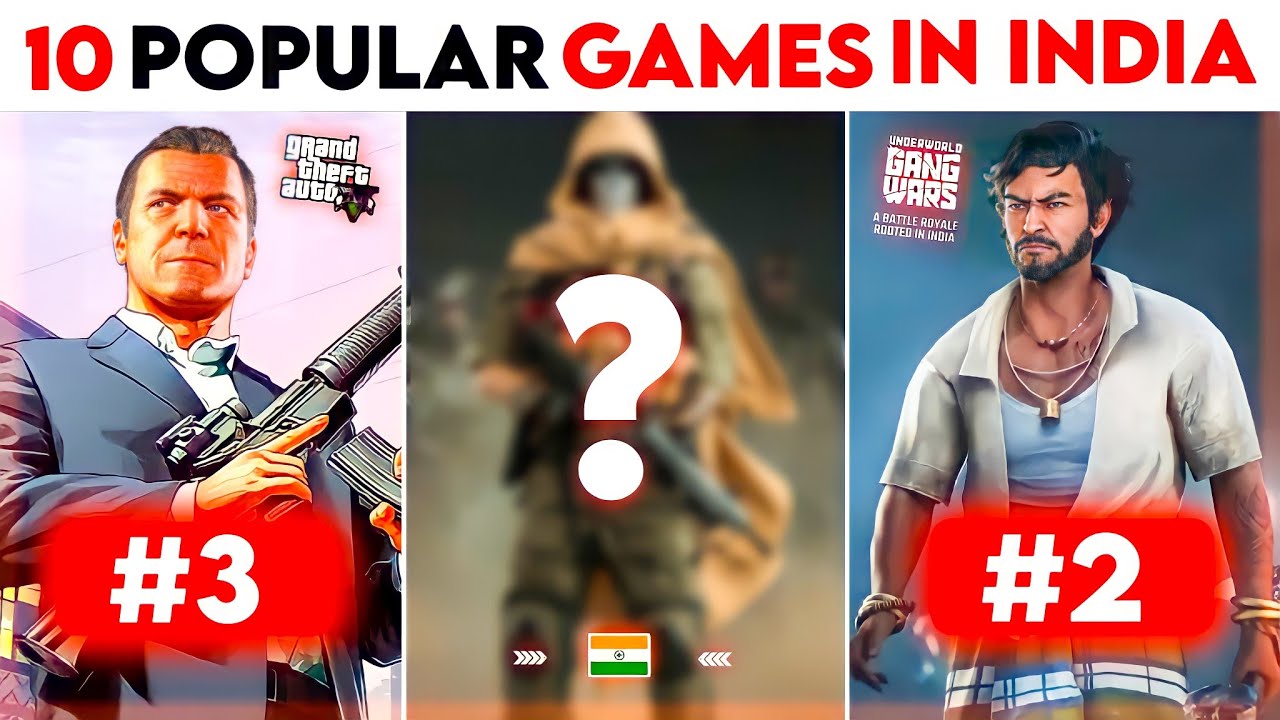 10 Most *POPULAR* Games 😱 IN INDIA 🇮🇳 That will Definitely Shocks you ...