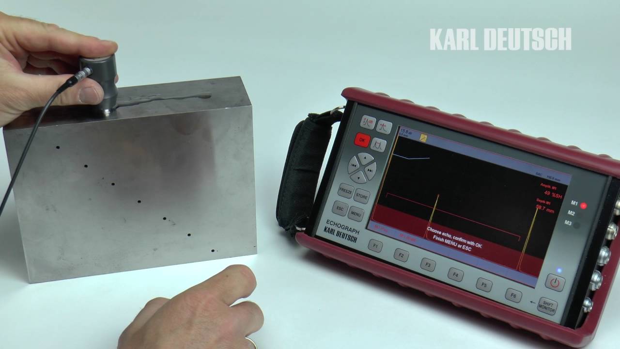 ECHOGRAPH 1095 DAC Calibration - YouTube