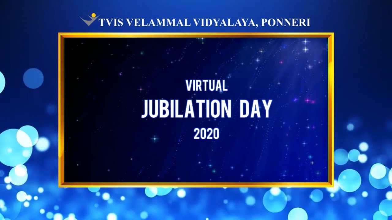 Jubilation day - TVIS VELAMMAL VIDYALAYA - Ponneri - YouTube