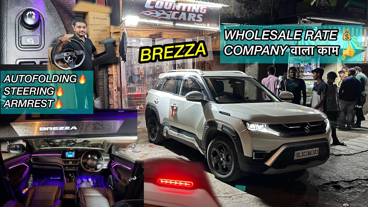 Brezza 2022 LXI modification🔥Brezza 2022 headrest🔥 brezza modified🔥 ...