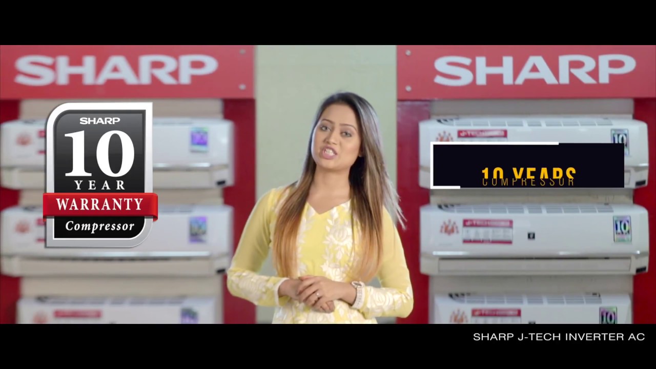 Sharp J-Tech Inverter AC with 7 Shields Technology - YouTube