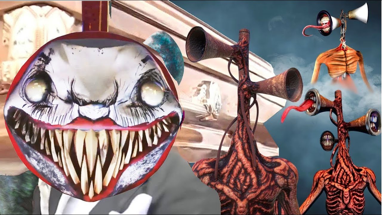 Siren Head and Choo Choo Charles Coffin Dance Mashup @CODIS - YouTube