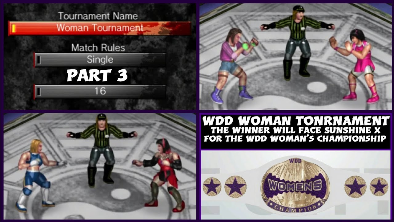 Fire Pro Wrestling World Fighting Games Women's Tournament Part 3 - YouTube
