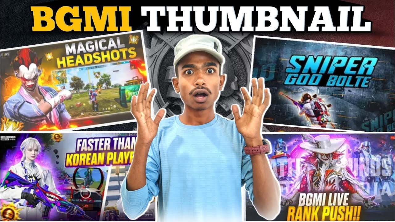Gaming Thumbnail Kaise Banaye | Pro Level Gaming Thumbnail Tutorial ...