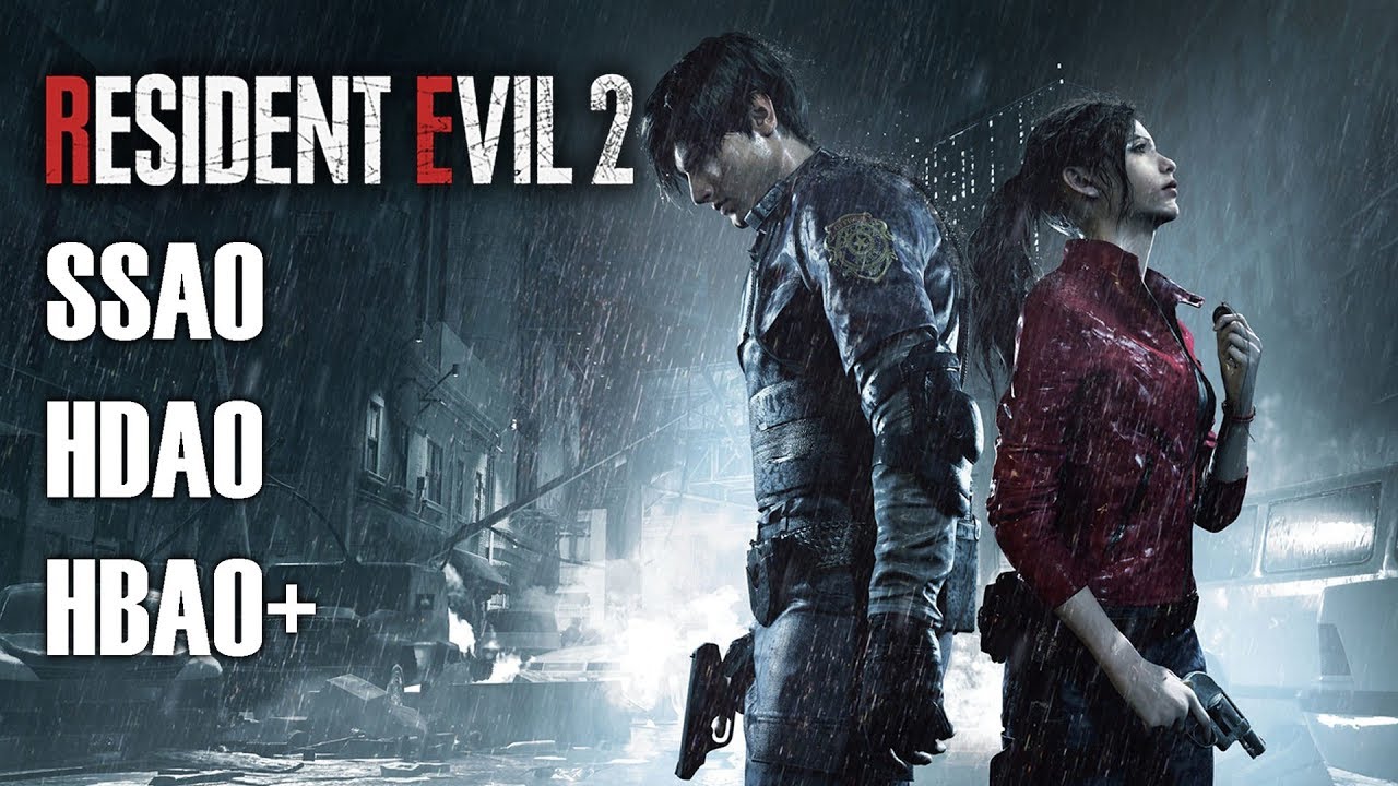 Resident Evil 2 Ambient Occlusion comparison (SSAO vs HDAO vs HBAO+) 4K - YouTube