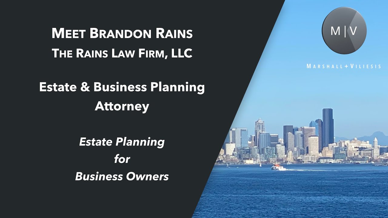 Estate Planning for Business Owners with Brandon Rains - YouTube