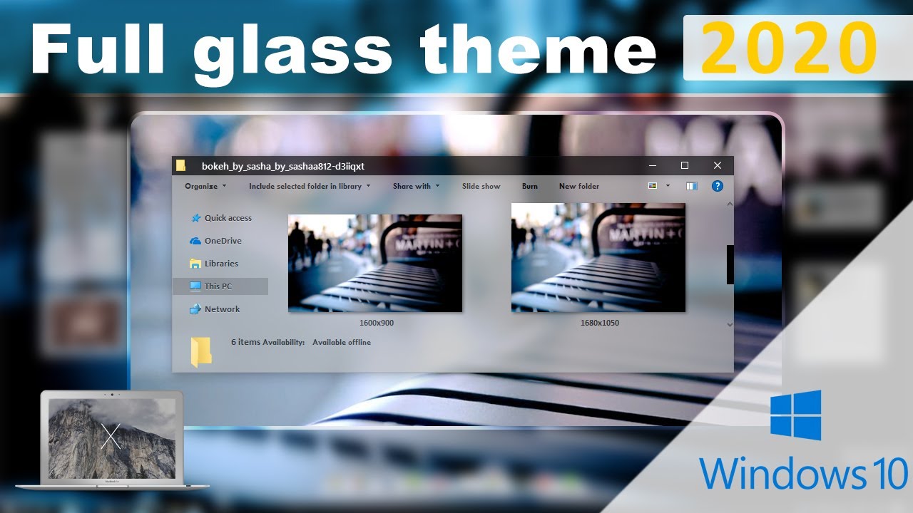 How to install clear 4.0 glass a full glass theme | Windows 10 | 2020 ...