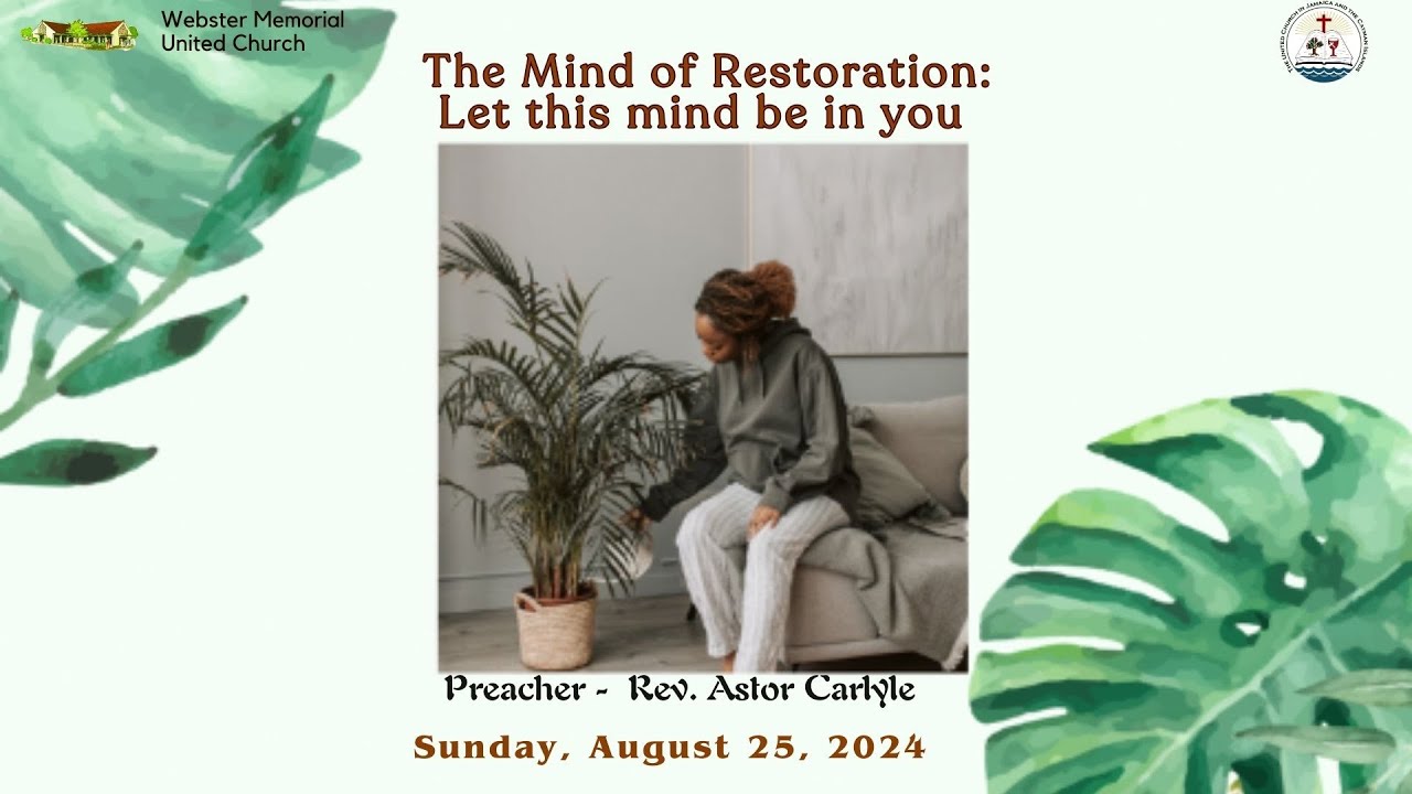 Sermon: Aug 25, 2024 || Rev. Astor Carlyle || W.M.U.C. - YouTube