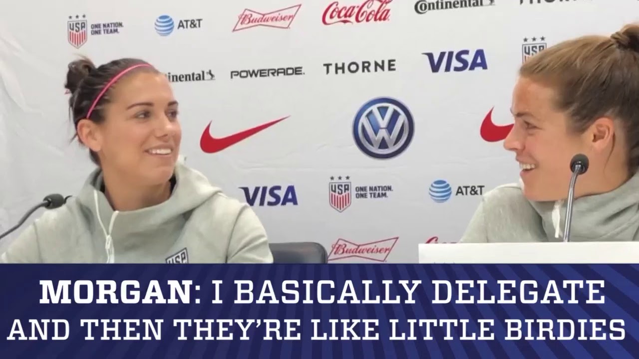 How did Alex Morgan help save USWNT teammate Allie Long's wedding - YouTube