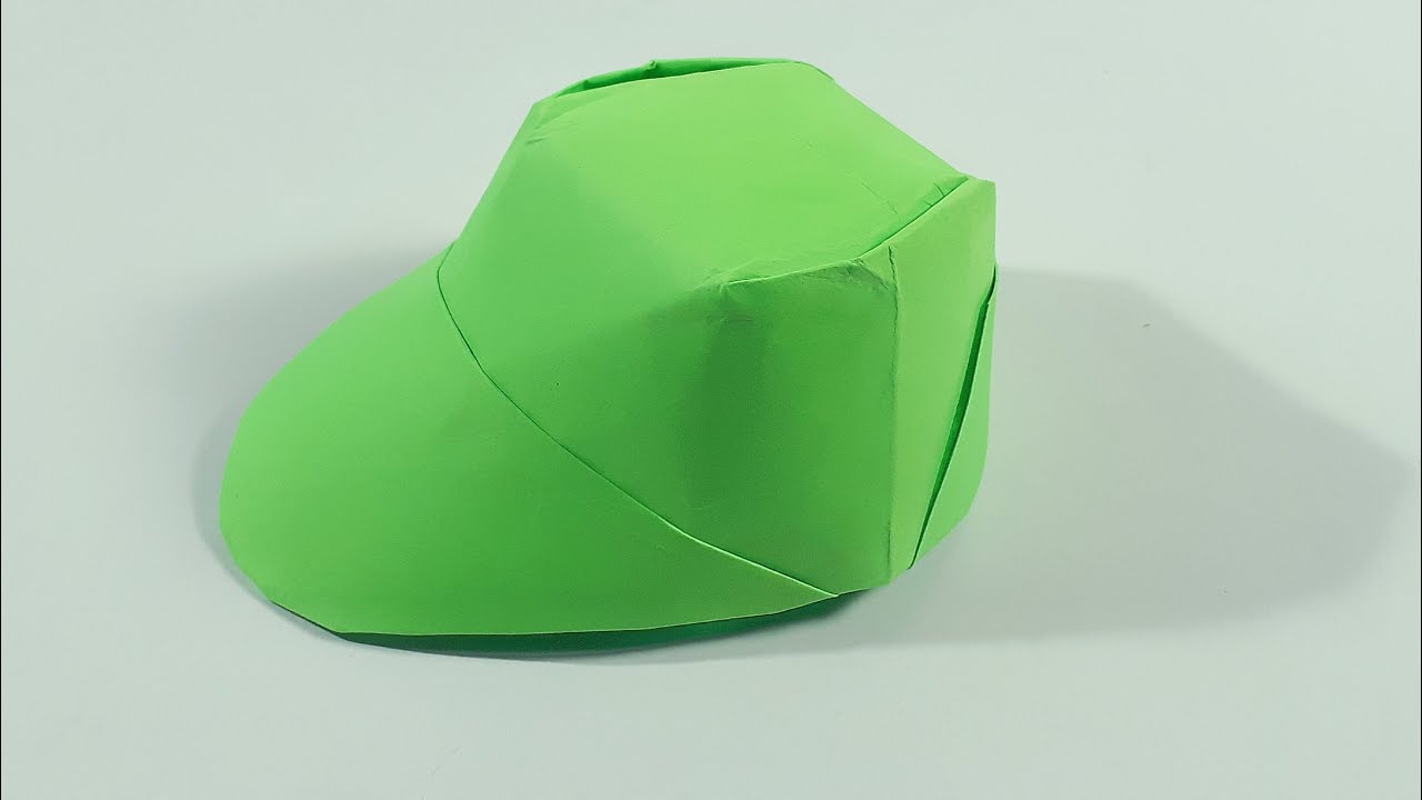 Paper Cap Paper Cap Making Origami Cap YouTube Paper Cap Paper Cap Making Origami Cap YouTube