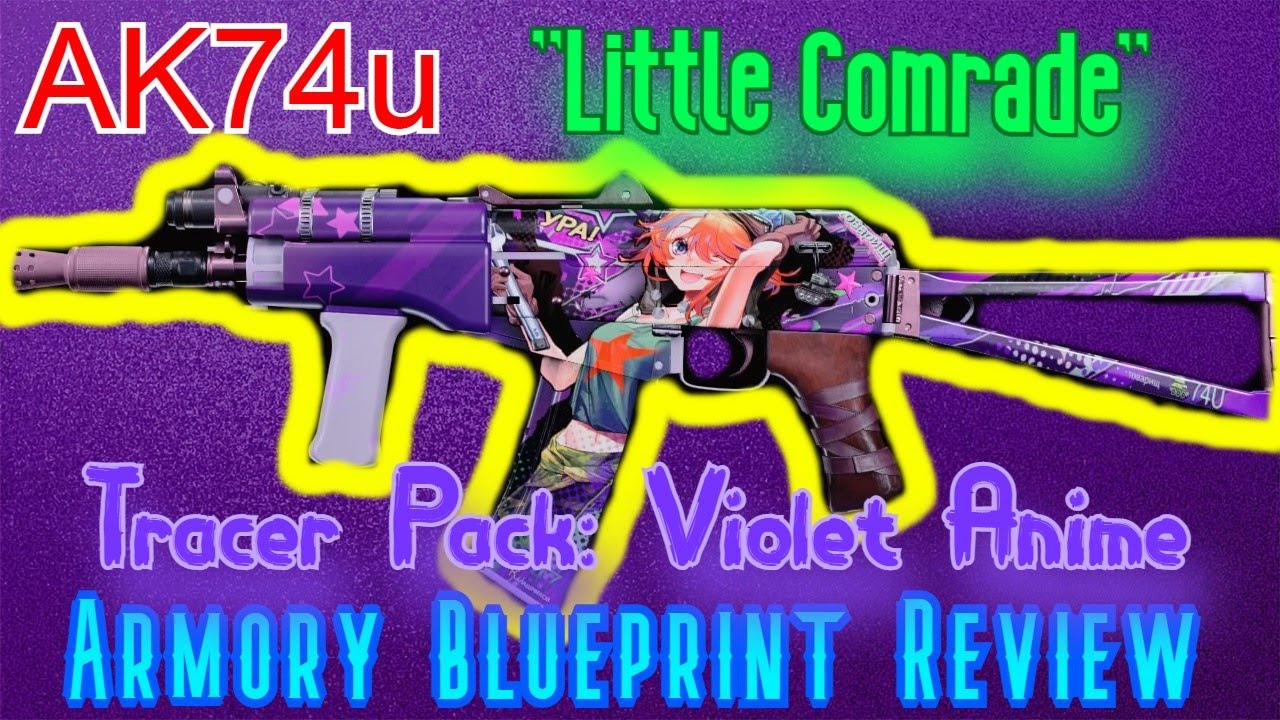 Ak74u Little Comrade Blueprint Review! [COD Cold War] - YouTube