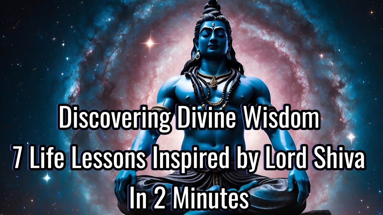 "Discovering Divine Wisdom: 7 Life Lessons Inspired by Lord Shiva ...