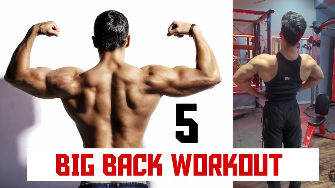 5 Exercises To Build Bigger Back - Back Workout - YouTube