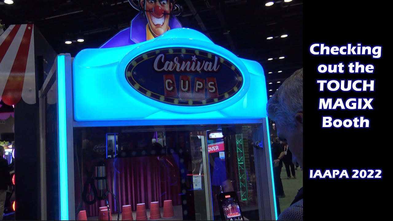 Carnival Cups Crane & SpaceWarp 66 Linked At The Touch Magix IAAPA 2022 ...